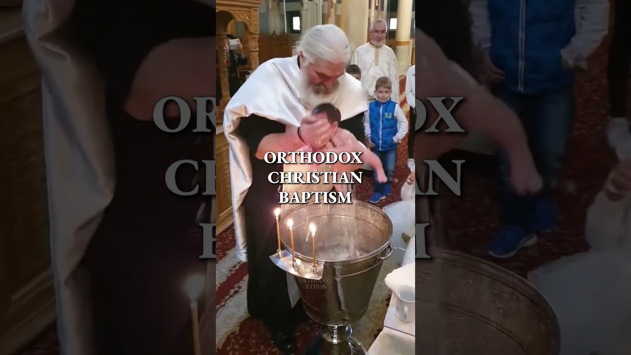 Comparing the Pope’s “Baptism” and Orthodox Christian Baptism