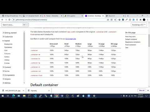 Bootstrap Lesson 3: Container