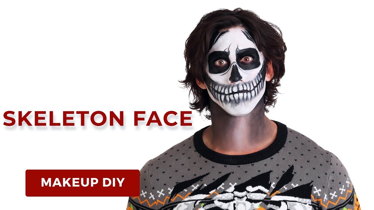 Skeleton Face Makeup Tutorial