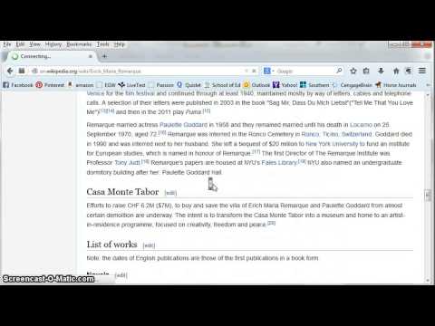 References on Wikipedia