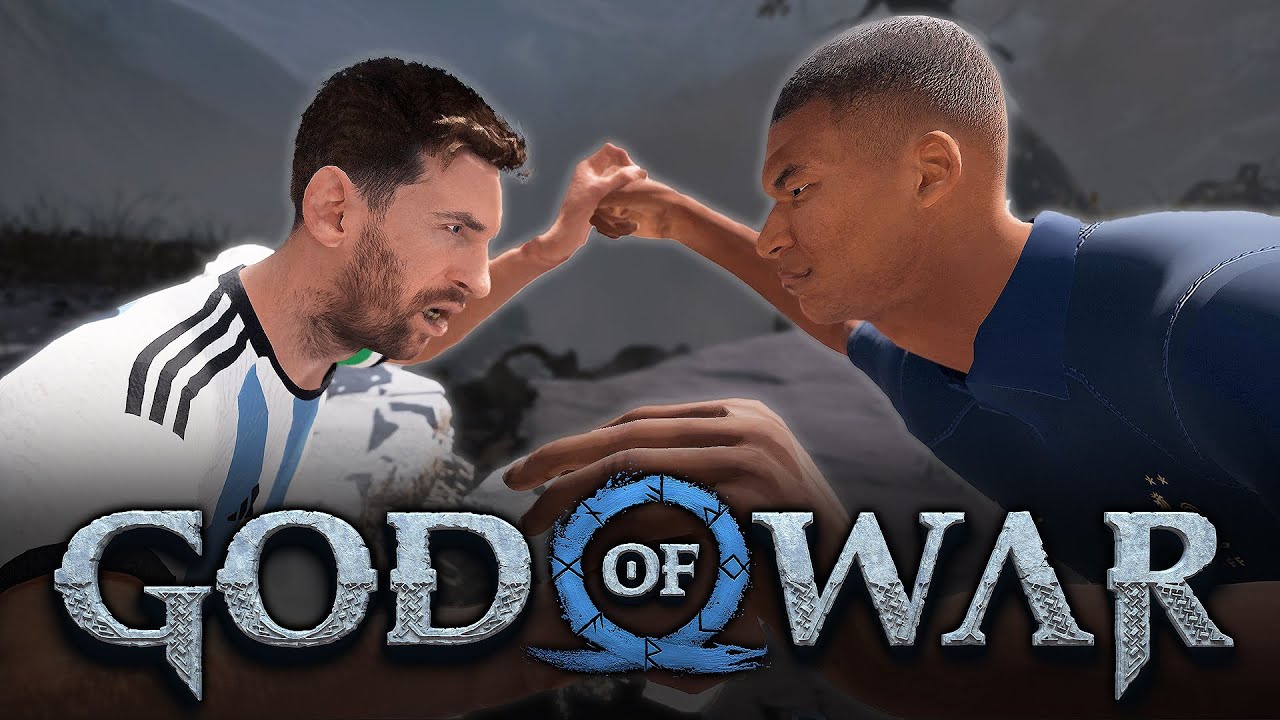 Kratos et Baldur se transforment en Messi et Mbappé dans un mode de ...