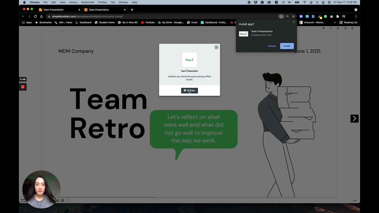 Install A Simplebooklet