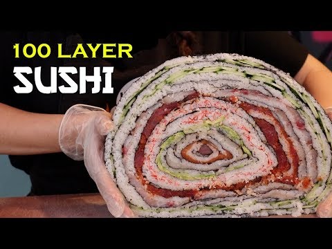 100 Layer Sushi Roll 🍣
