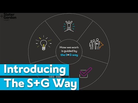 The S+G Way: Our New Values | Slater and Gordon