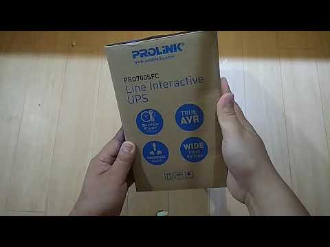 Unboxing Power Backup UPS PRO700SFC Prolink 650V