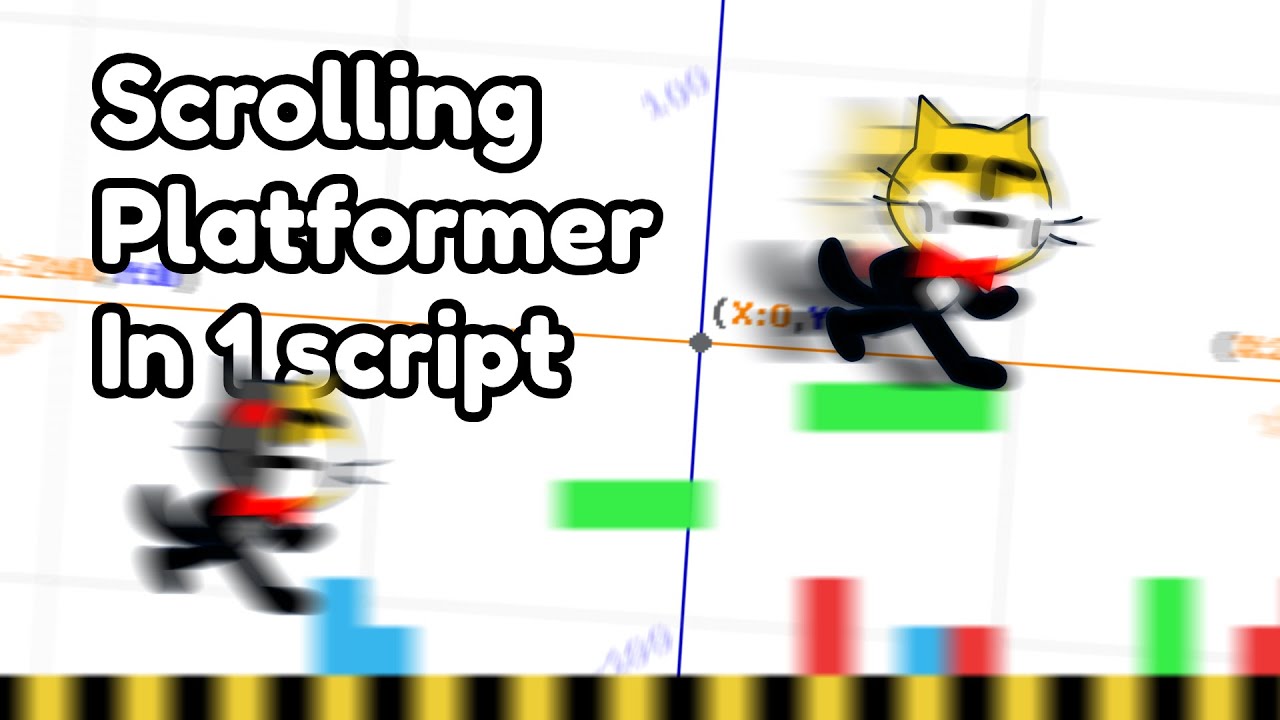 Scrolling Platformer In 1 SCRIPT! | Tutorial