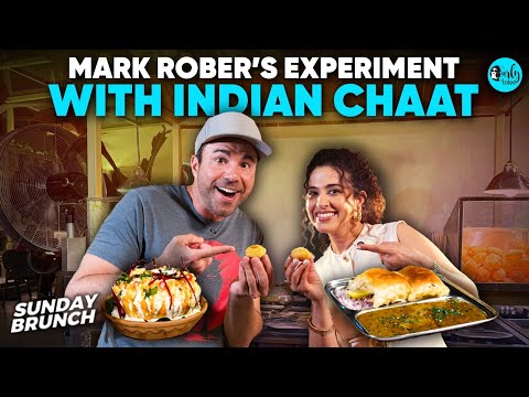 Mark Rober Reacts To Indian Street Food At CurlyTales’ Imlee The Chaat Galli | Sunday Brunch Ep175