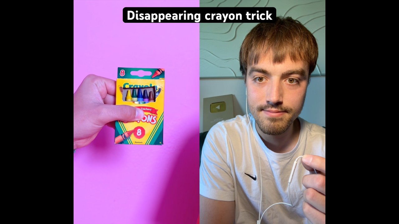 Disappearing crayon trick