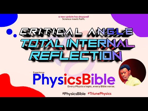 Critical Angle & Total Internal Reflection | Class 11 #Physics chapter 25 | Beginners Guide