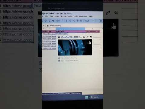 How To Use Insert Link With Hyperlink Function In Google Sheet #googlesheets #exceltips