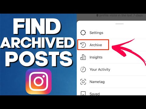 How To Find Your Archived Posts on Instagram 2022 - Archive and Unarchive Easy
