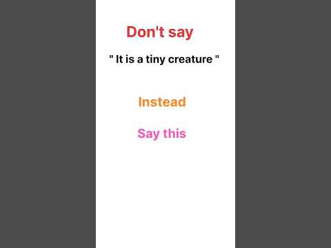 English vocabulary | Alternative words for "tiny" | Speak English fluently and confidently