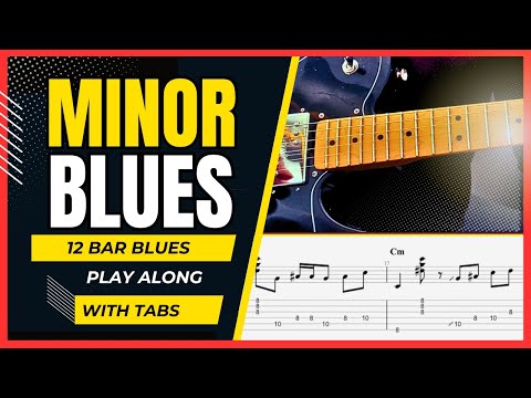 Minor Blues Mastery: 12-Bar Blues Study with Tabs & Backing Track