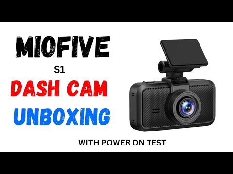 MIOFIVE S1- 4K Dash Cam UNBOXING 5G WIFI with APP 3" Screen, HDR Night Vision Parking Mode 512GB Max