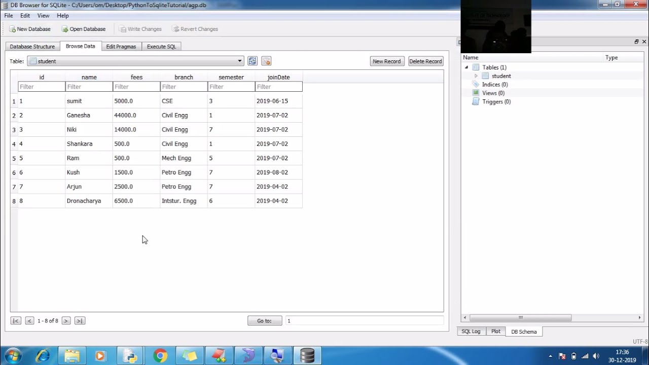 210 Python Database Tutorial Complete Overview Creating a Database, Table, and Running Queries Sourc
