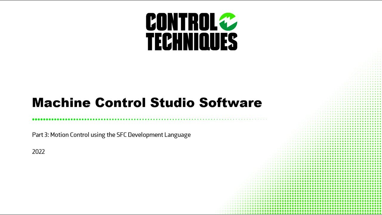 Machine Control Studio Part 3