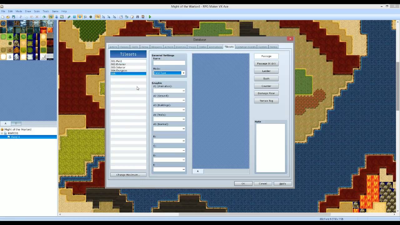 RPG Maker VX Ace Tutorial: Basics of Tile Sets