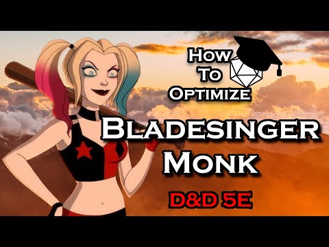 The Bladesinger Monk - How to Optimize Monks in D&D 5e - The Way of the Hammerdancer