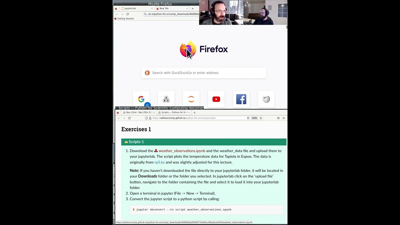 3.1 Scripts - Python for Scientific Computing 2022