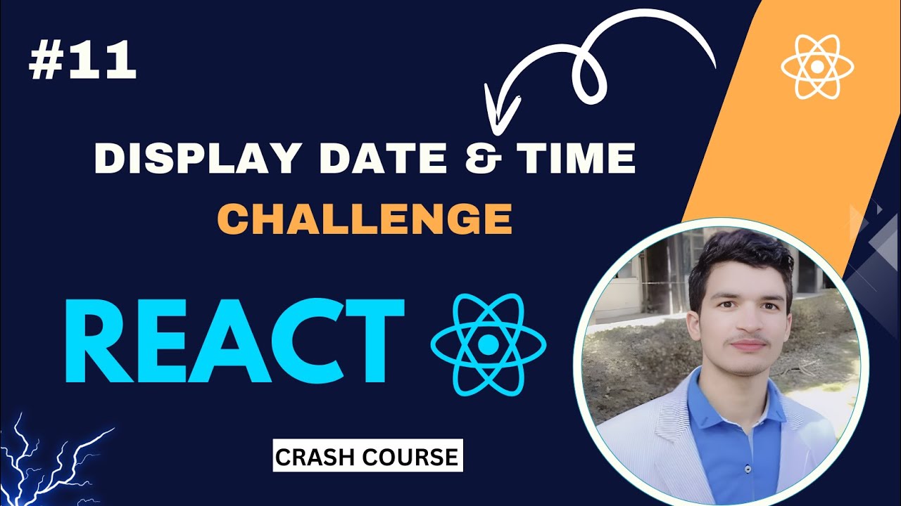React Date & Time Challenge | Display Real-Time Date & Time in JSX