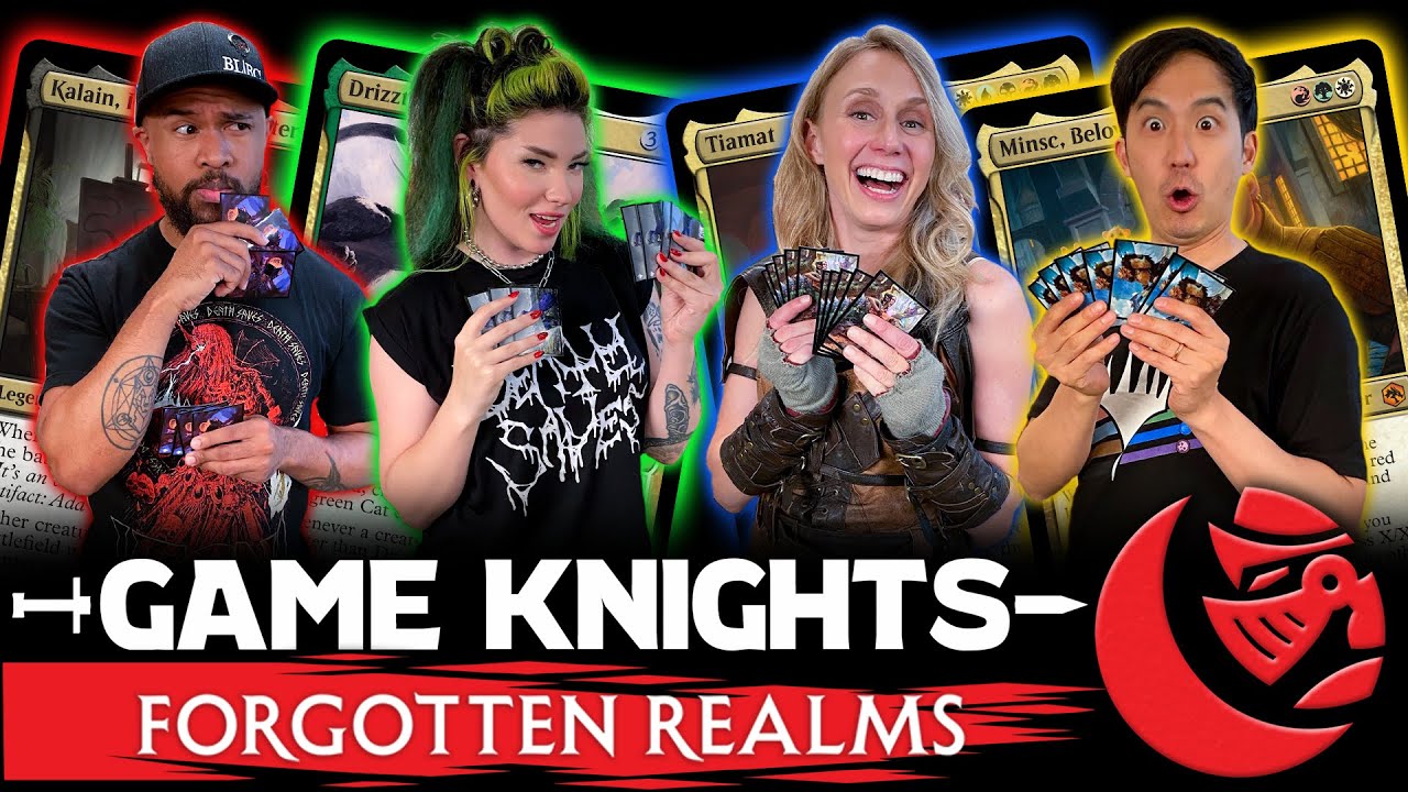 Adventures in the Forgotten Realms | Game Knights 46 | Magic The Gathering Commander Gameplay EDH