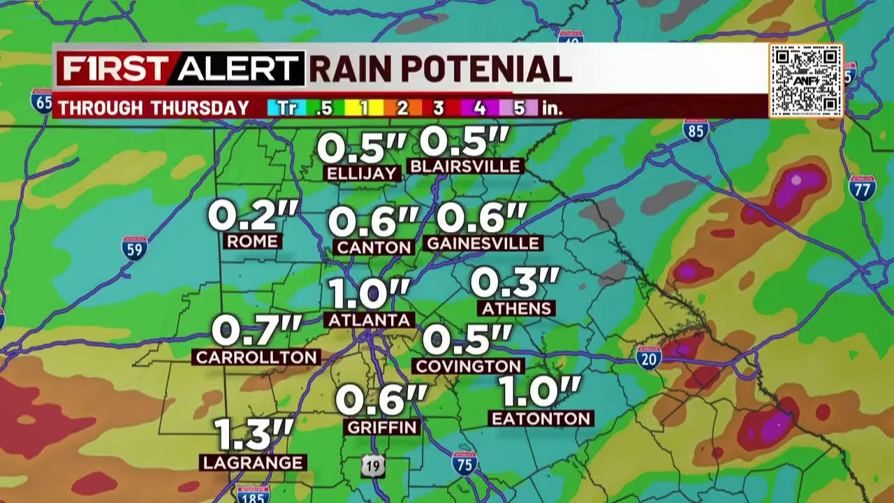 FIRST ALERT WEATHER: More rain, storms on the way