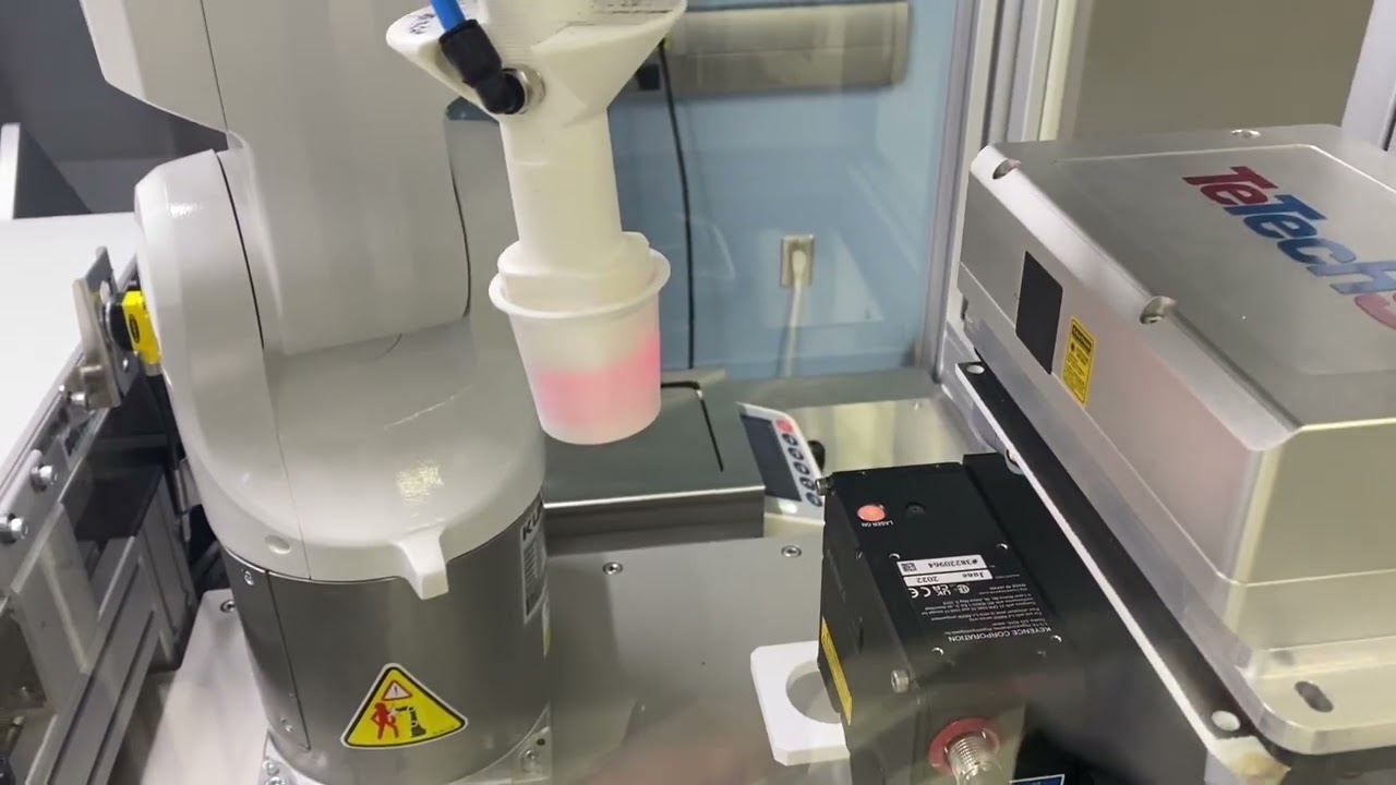 PM3000-TWD, a multi-station quality control solution for plastics packaging production.