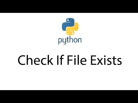 Check If File Exists with Python