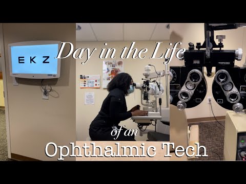 Day In The life of an Ophthalmic Technician/Medical Assistant Job | Patient Work Up