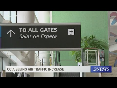 Corpus Christi International Airport sees increase in travelers this June, just shy of pre-COVID num