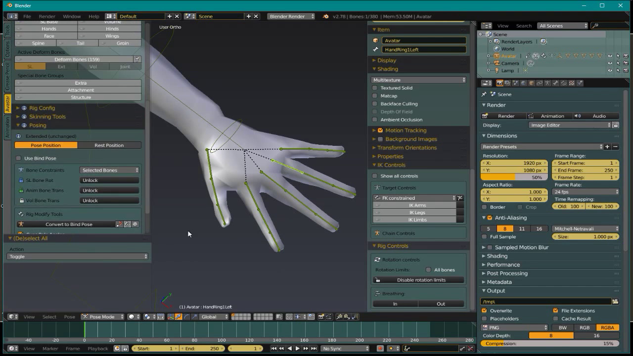 Weird Bento Hands - Disabling Finger Constraints