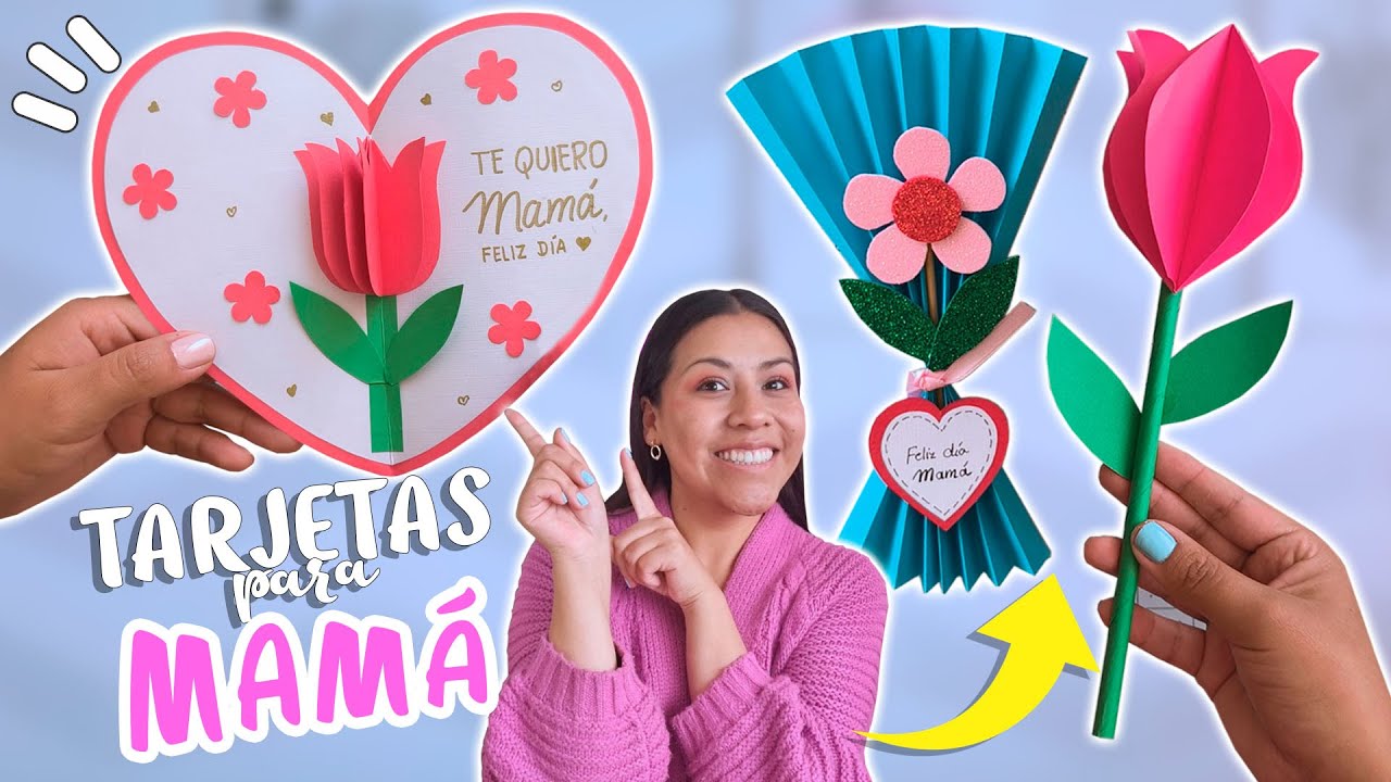 3 Paper Cards for Mother's Day | DIY Mother's Day Card | LiiCastillo
