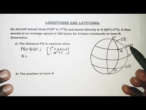 LONGITUDES AND LATITUDES .