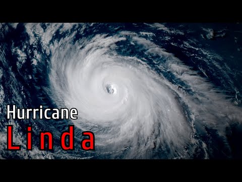 Cat 4 Hurricane Linda Satellite Imagery + Synchronized NHC Advisories
