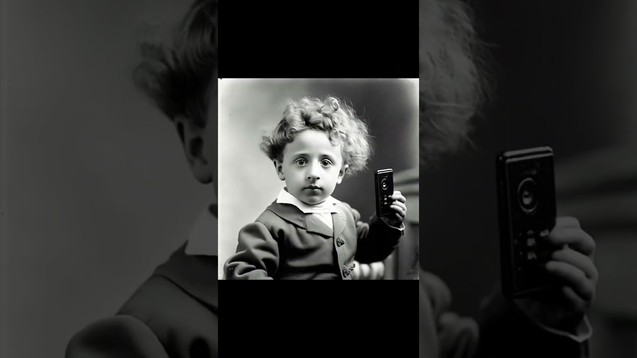 Asking Ai Art Maker to Show Albert Einstein's Best Selfies #shorts