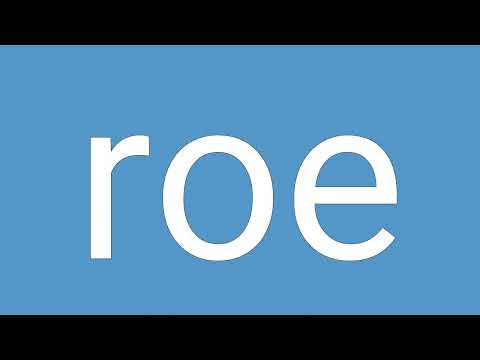 Roe Definition & Meaning