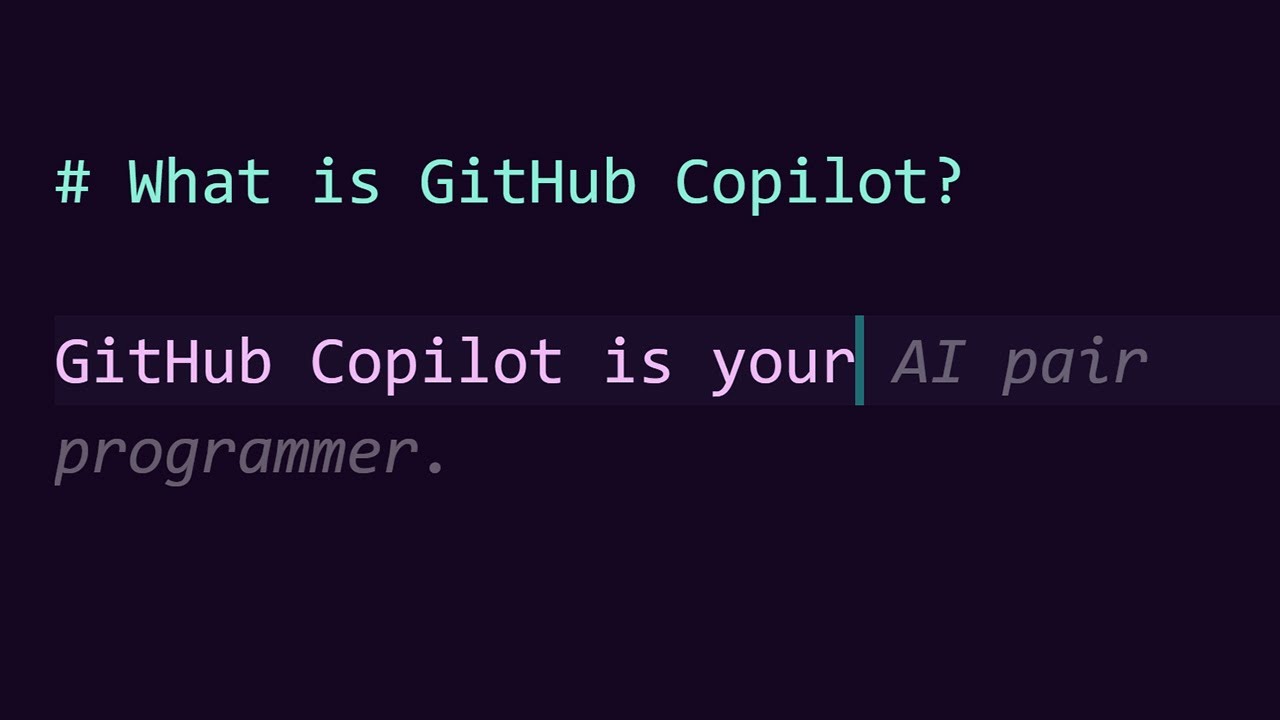 GitHub Copilot learns what GitHub Copilot is #shorts
