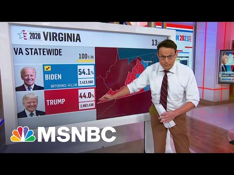 Kornacki Breaks Down The First Exit Polling From Virginia