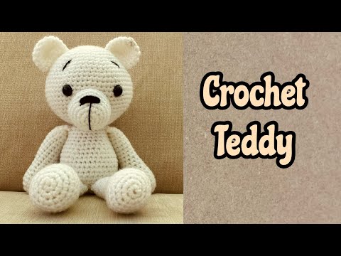 How to crochet a teddy/ Amigurumi teddy/ crochet teddy bear