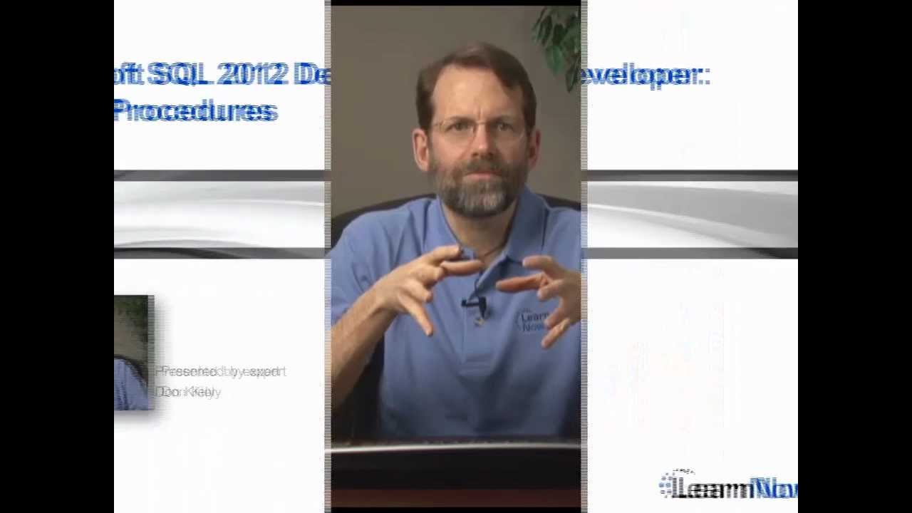 SQL 2012 Developer: Stored Procedures trailer