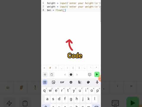 Learn python | BMI calculator| replit app