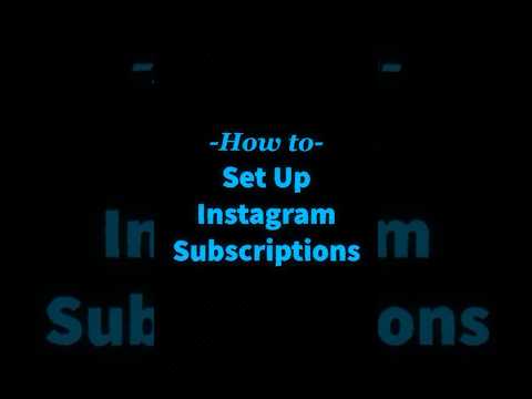 How to set up Instagram Subscriptions. #LYFEMarketing