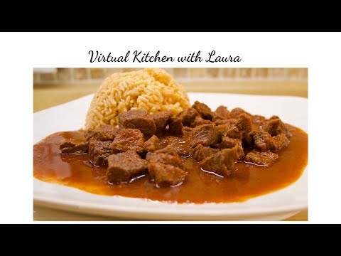 Carne Guisada Con Chili Colorado Stew Meat with Red Chili