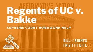 [FREE] The ruling in Regents v. Bakke set a precedent for cases that ...