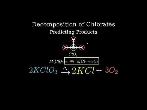 Decomposition of Chlorates: Predicting Products