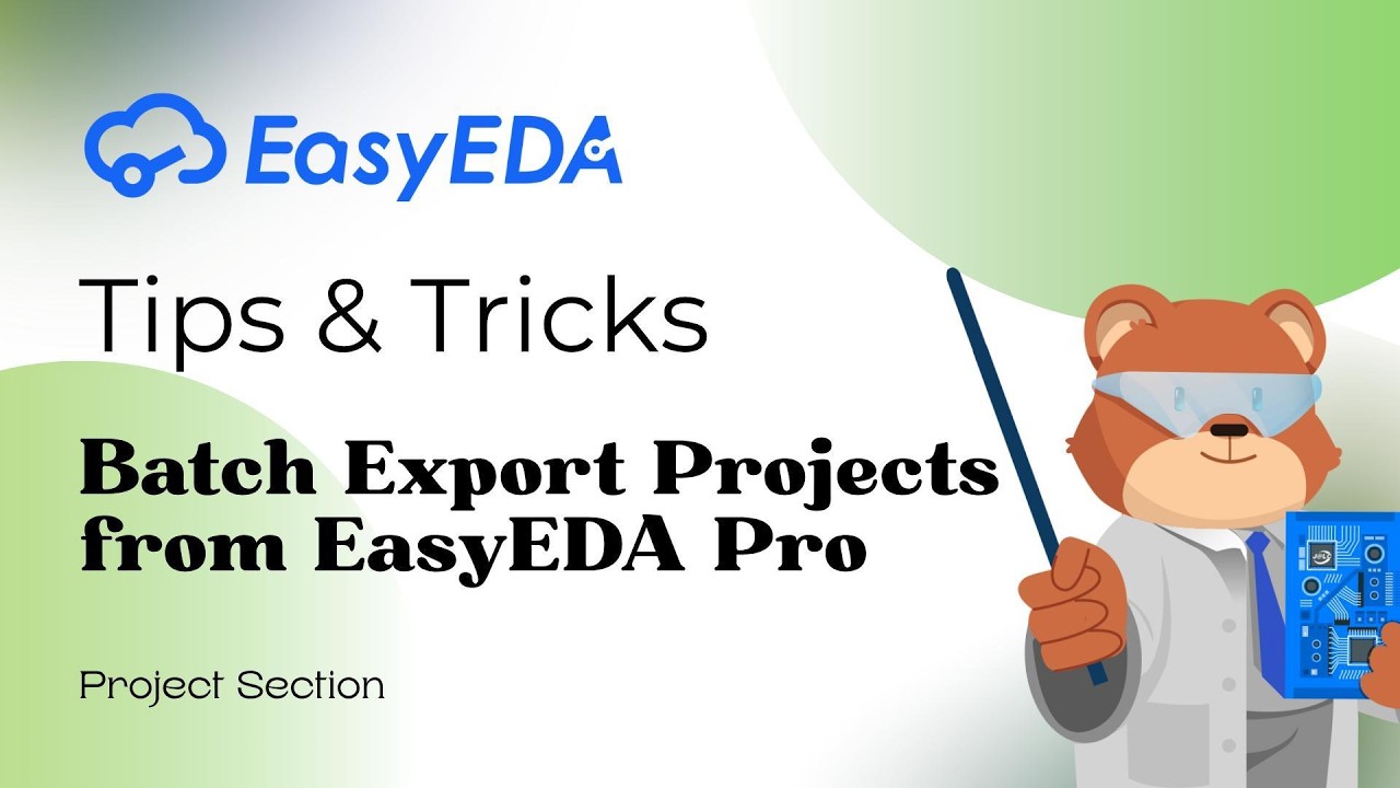 Quick Tips [Project 6]: Batch Export Projects from EasyEDA Pro