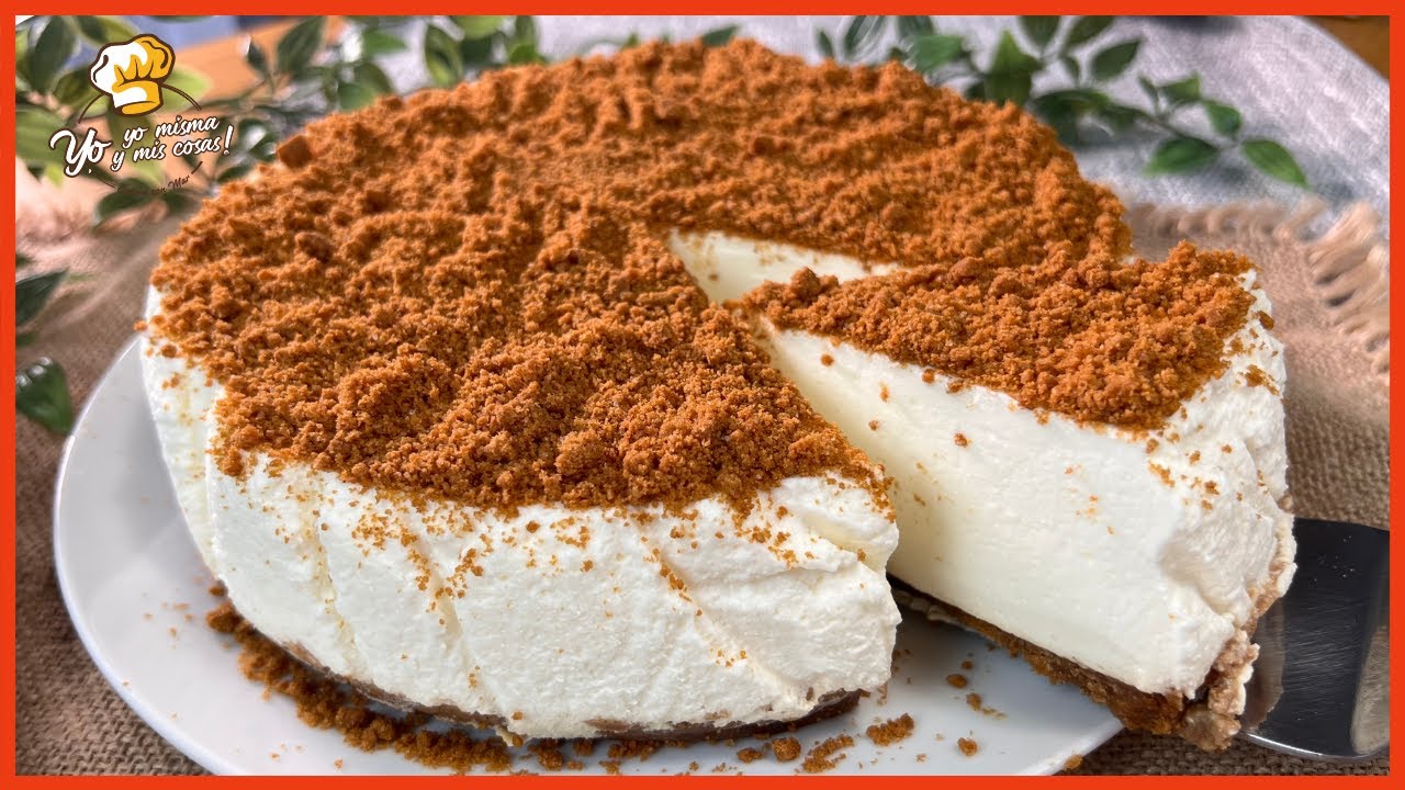 ⭐ Lotus Cookie and Cheesecake ⭐ An easy and creamy NO-BAKE dessert