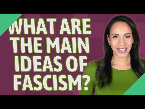 What are the main ideas of fascism?