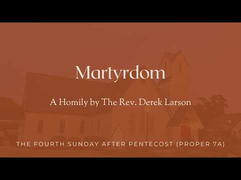 Martyrdom – Thoughts on Faith