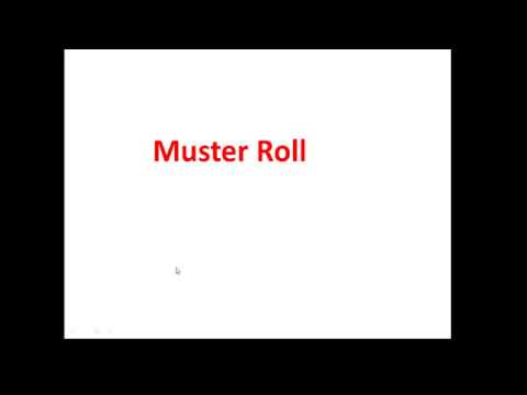 MUSTER ROLL